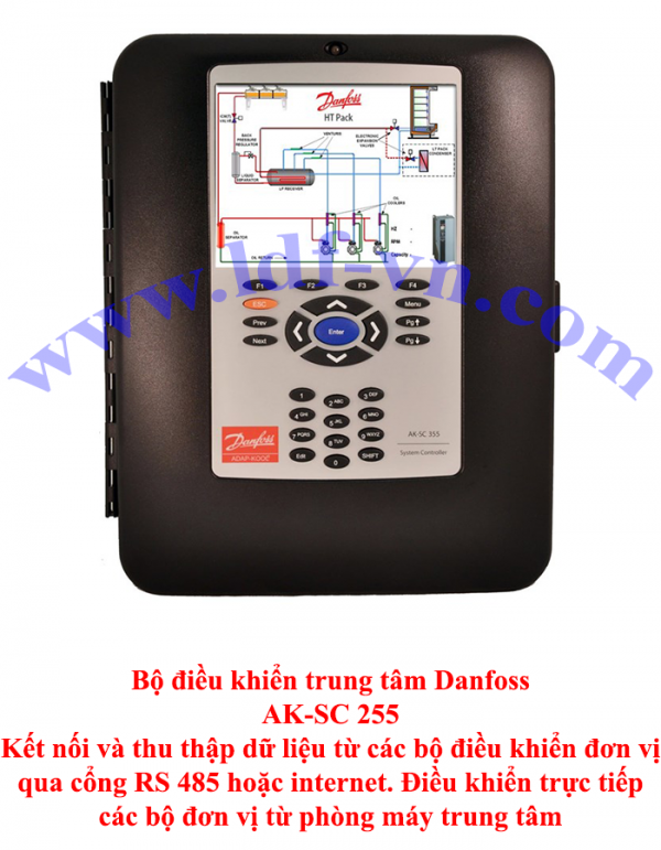 Bộ điều khiển trung tâm Danfoss AK-SC 255 – LDF REFRIGERATION