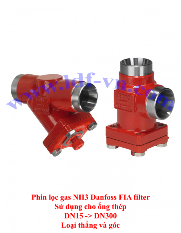 Lọc đường ống Danfoss FIA filters – LDF REFRIGERATION