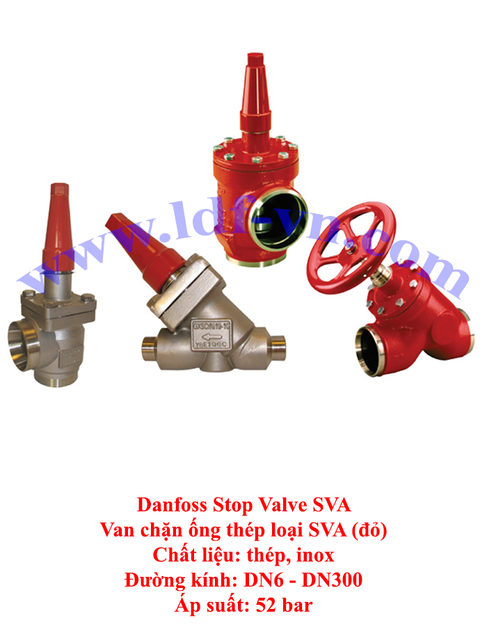 Van chặn Danfoss SVA – LDF REFRIGERATION