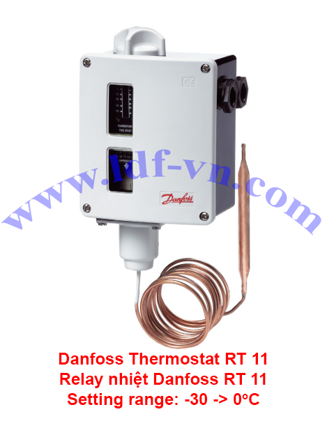Relay nhiệt Danfoss Thermostat Type RT 11 – LDF REFRIGERATION