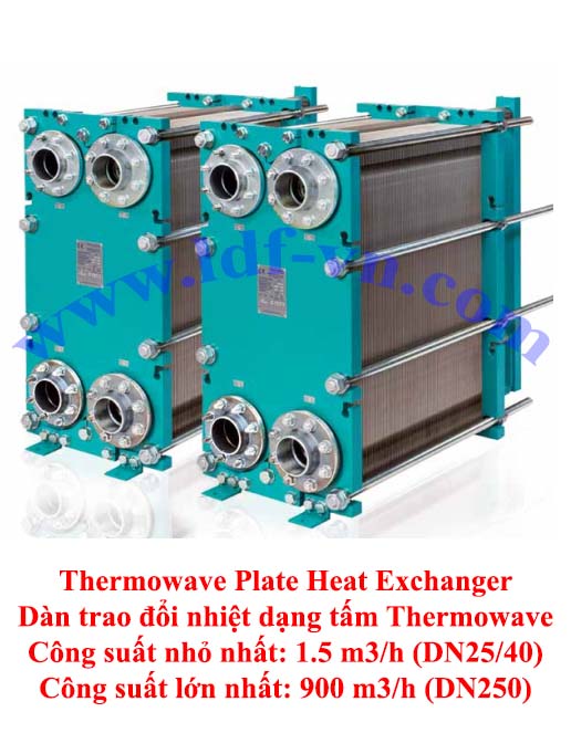 Dàn trao đổi nhiệt dạng tấm PHE Thermowave – LDF REFRIGERATION
